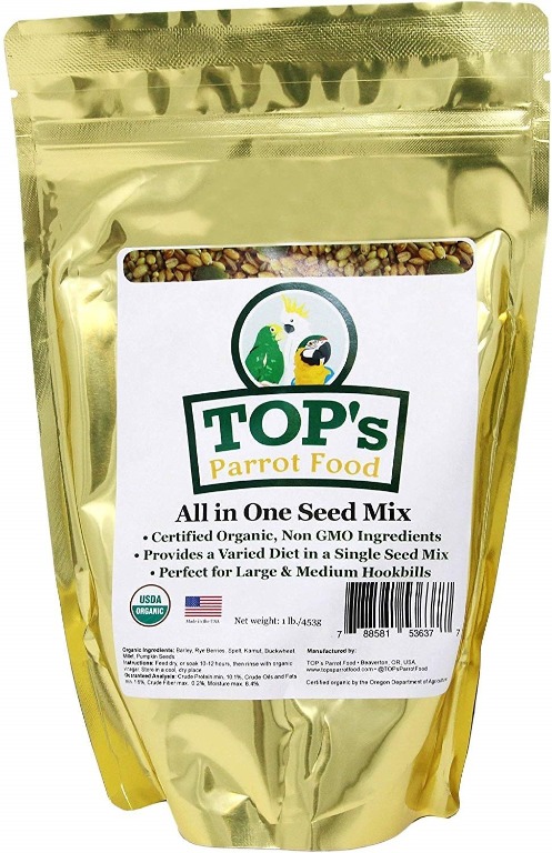 1 LBS/ 5 LBS - TOP'S ORGANIC ALL IN ONE SEED MIX, Pet Supplies, Pet ...