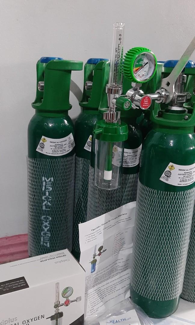 5 pounds complete set Medical oxygen tank, Beauty & Personal Care, Face ...