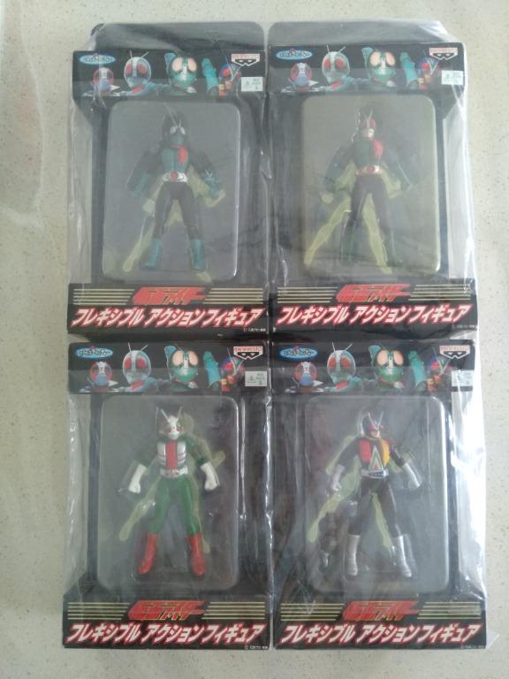 Banpresto Kamen Rider Flexible Action Figure - Complete set of 4 ...