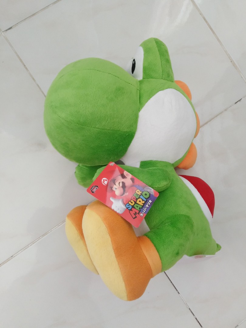Big Plush Yoshi Mario Bros, Hobbies & Toys, Toys & Games on Carousell