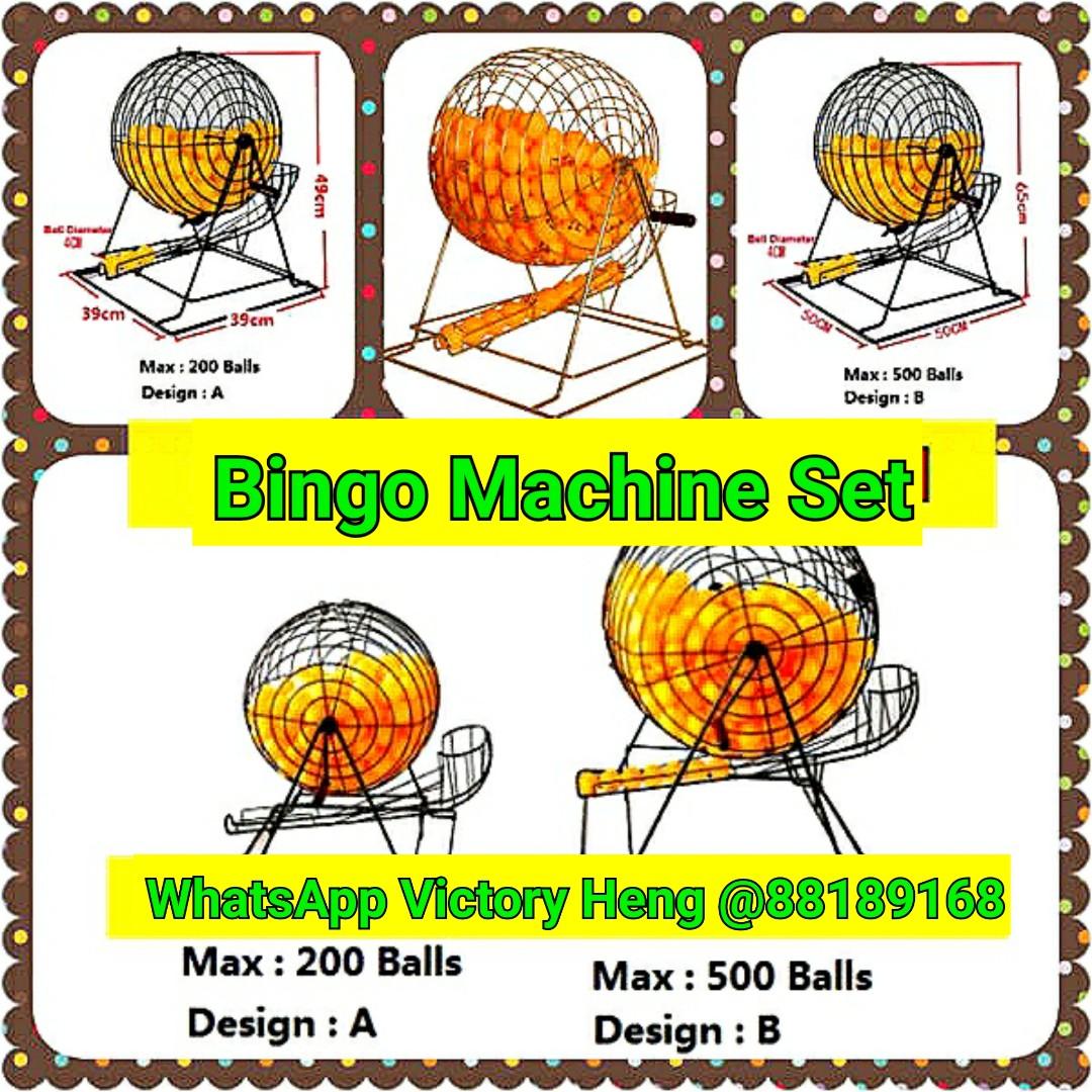 Bingo Machine 200 balls Set A (Gold), Hobbies & Toys, Memorabilia ...