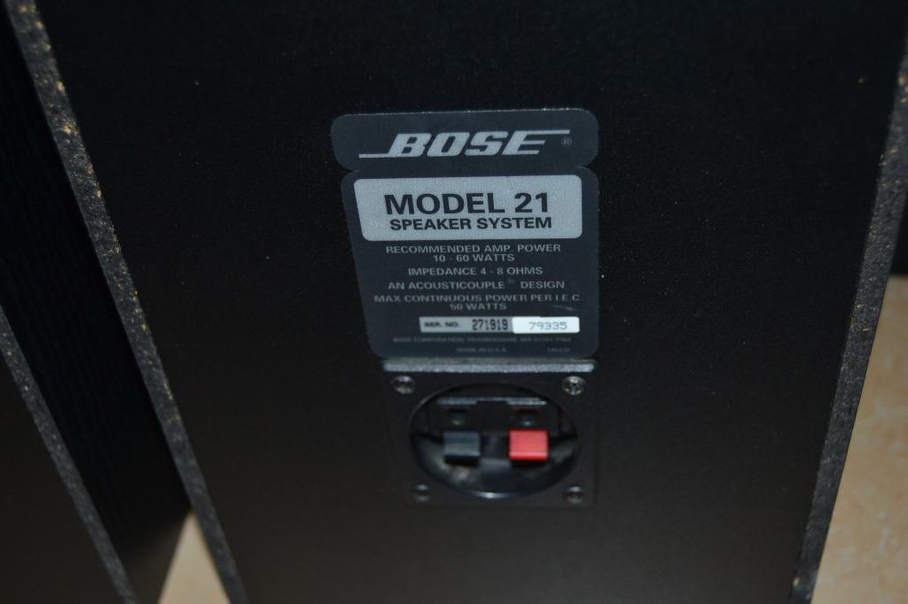 Bose Model 21 Speakers, Audio, Soundbars, Speakers & Amplifiers on ...