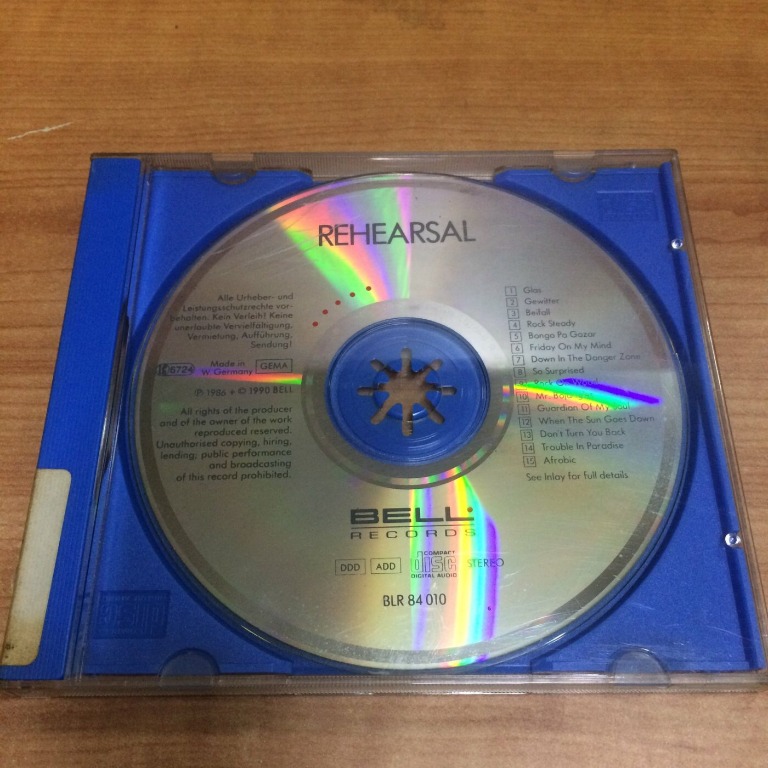CD Bell Records Rehearsal (West Germany), 興趣及遊戲, 音樂、樂器 & 配件, 音樂與媒體 - CD ...