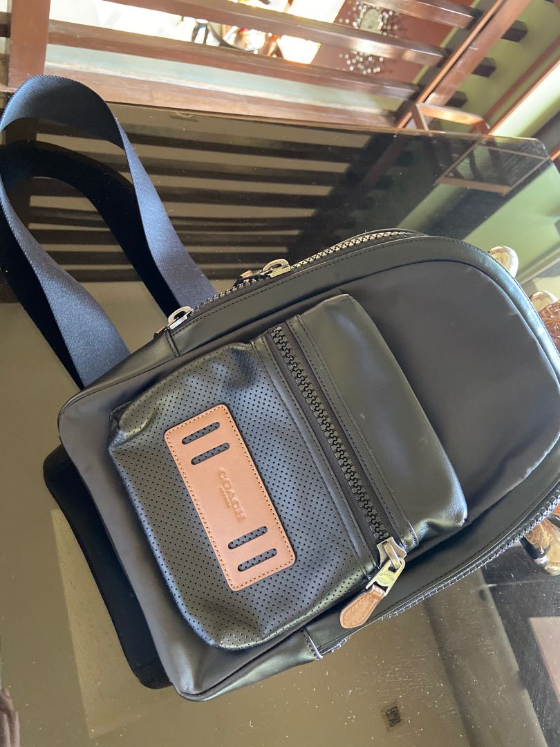 Coach Men Body Bag, Men's Fashion, Bags, Sling Bags on Carousell