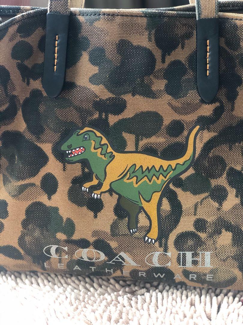 Coach Tote Bag - Rexy Camo, Women's Fashion, Bags & Wallets, Tote Bags ...