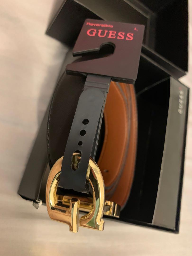 GUESS REVERSIBLE BELT, Men's Fashion, Watches & Accessories, Belts on ...