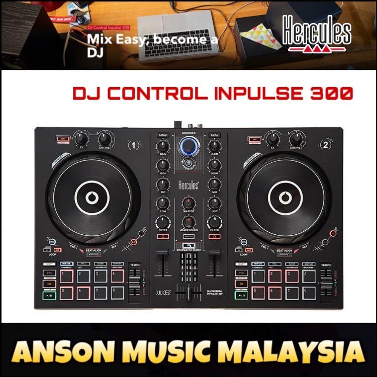 Hercules DJControl Inpulse 300 Controller, Hobbies & Toys, Music ...