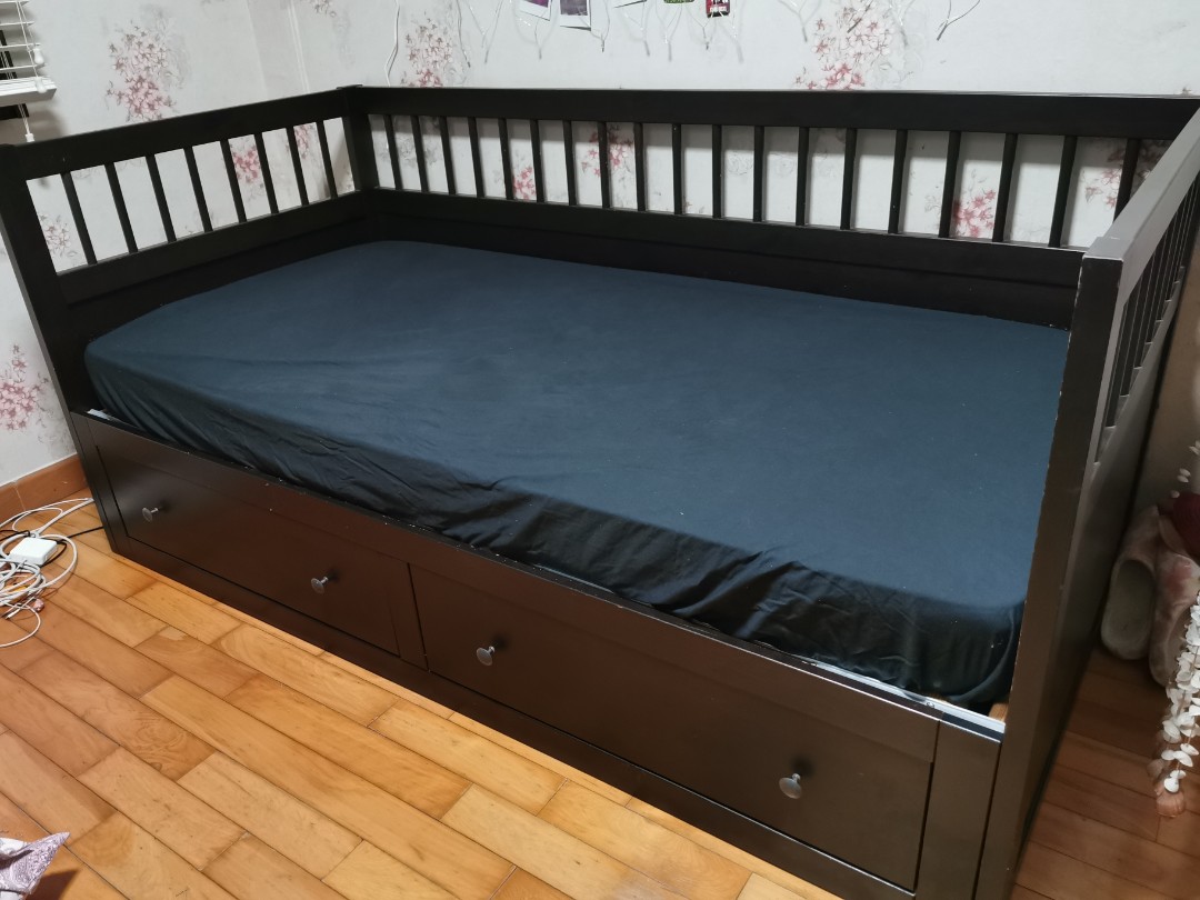 Ikea extendable Day Bed Frame, Furniture & Home Living, Furniture, Bed ...