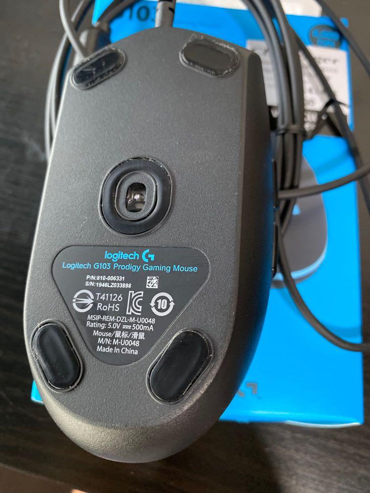 Logitech 910-005481/4 G103 Prodigy RGB Wired Gaming Mouse, Computers ...