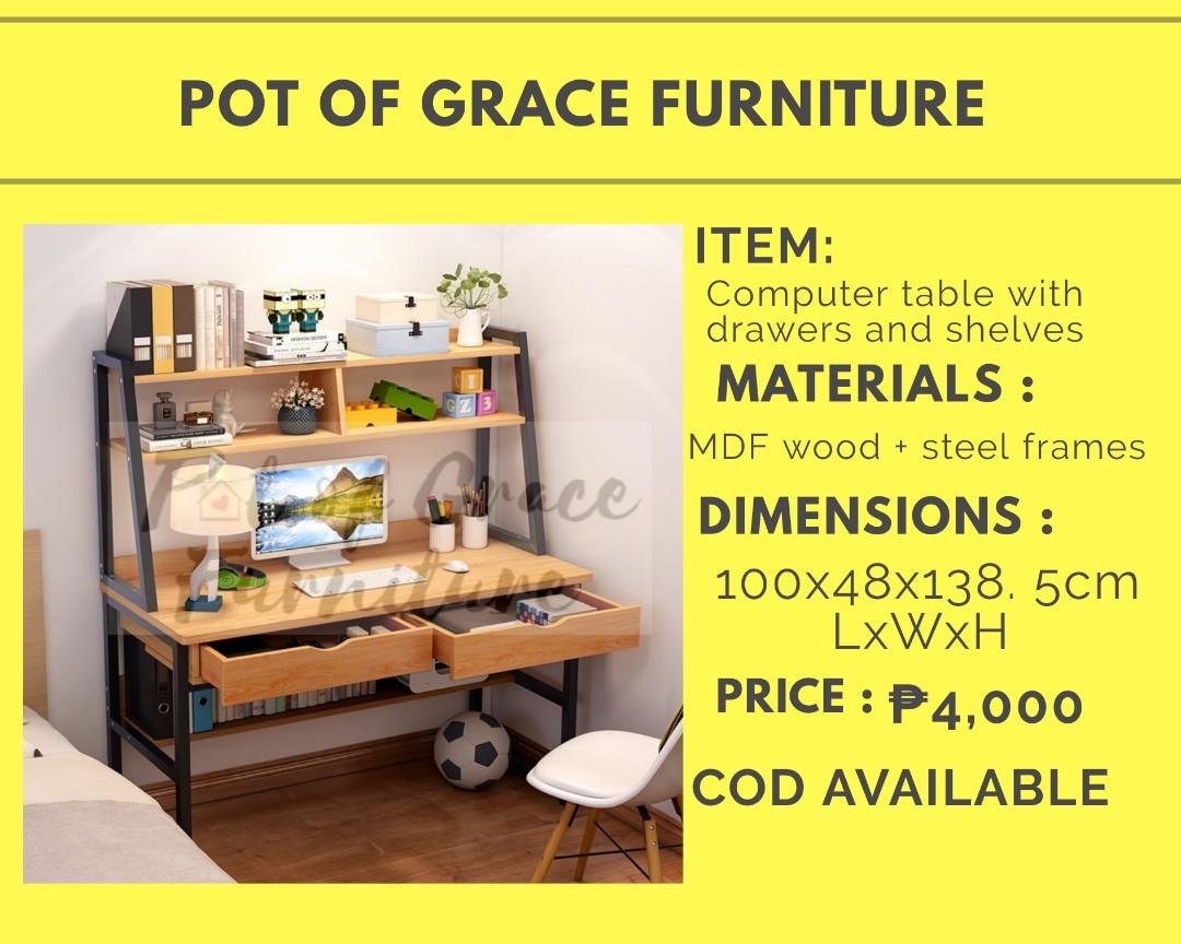 Modern Style Computer Table Furniture And Home Living Furniture Tables