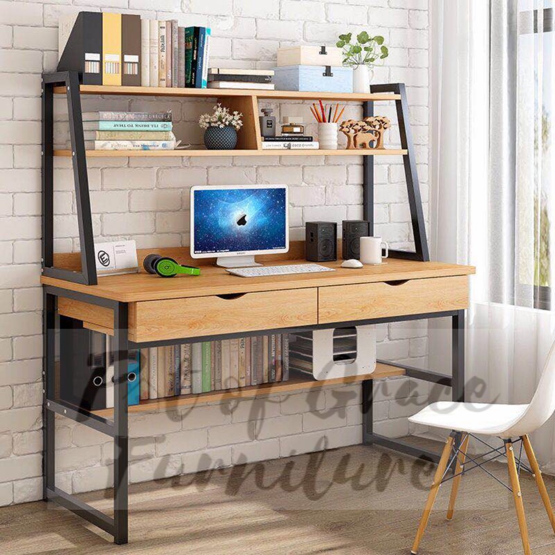 Modern Style Computer Table, Furniture & Home Living, Furniture, Tables ...