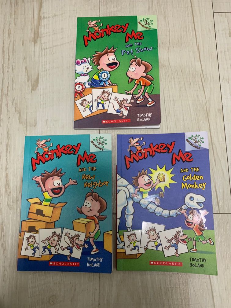 Monkey Me and the golden monkey, 興趣及遊戲, 書本 & 文具, 小朋友書 - Carousell
