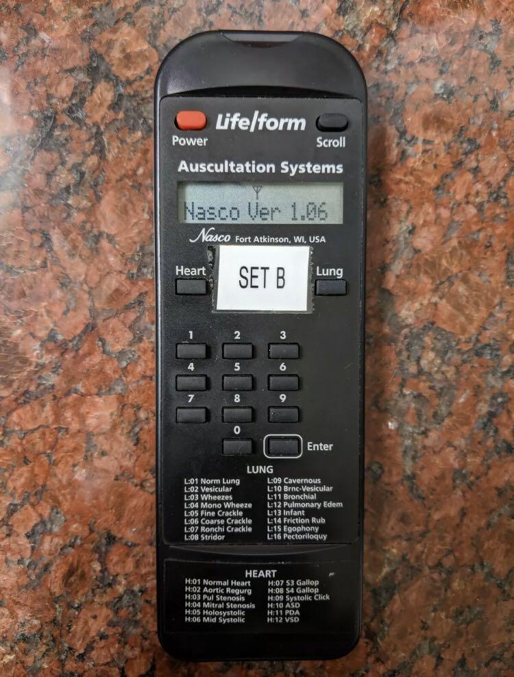 Nasco Life/form® Auscultation Trainer and Smartscope, Health ...