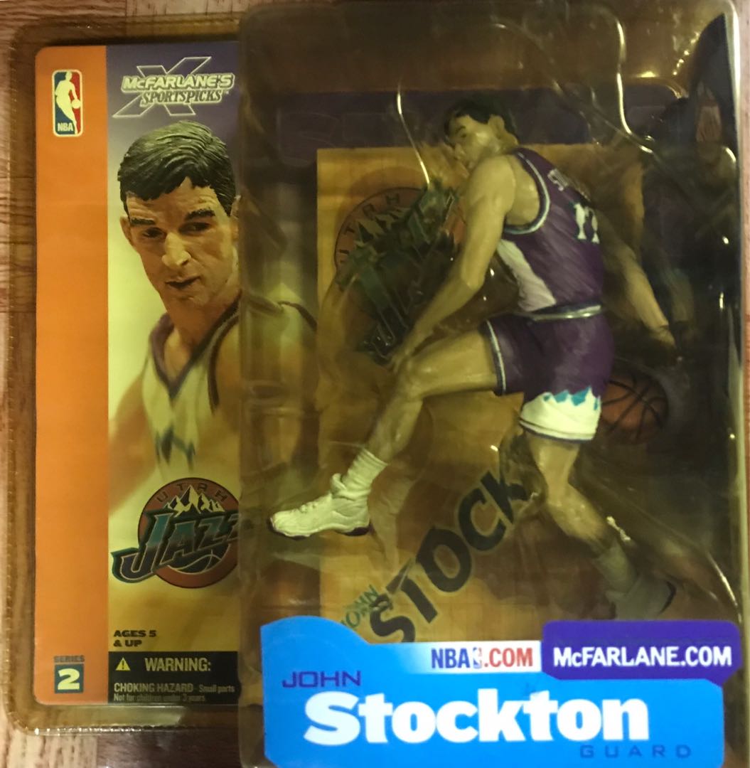 Nba Mcfarlane John Stockton (variant), Hobbies & Toys, Toys & Games on ...