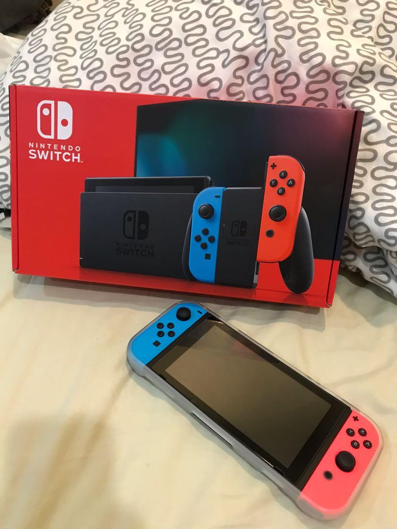 Nintendo Switch Gen 2 Neon Local Set Maxsoft, Video Gaming, Video Games ...