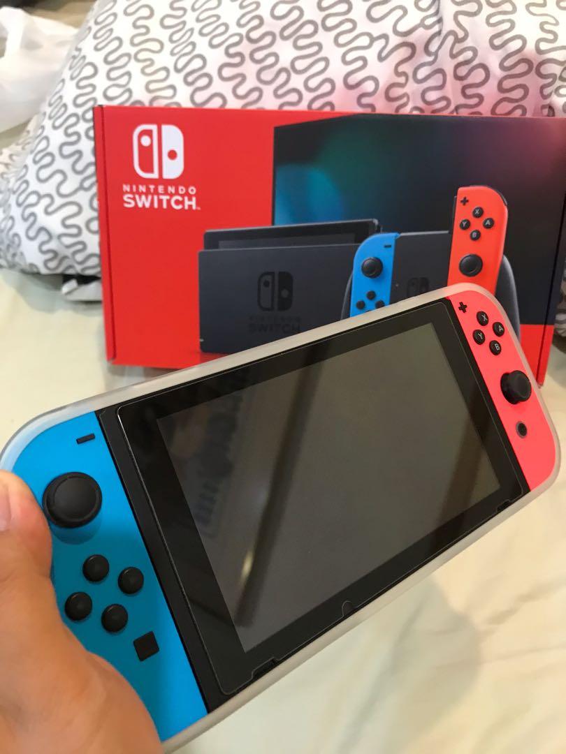 Nintendo Switch Gen 2 Neon Local Set Maxsoft, Video Gaming, Video Games ...