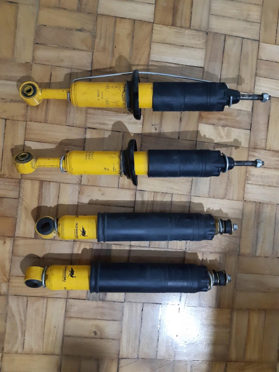 Old Man Emu Gen1 Fortuner Shocks and Springs (40mm lift), Car Parts ...