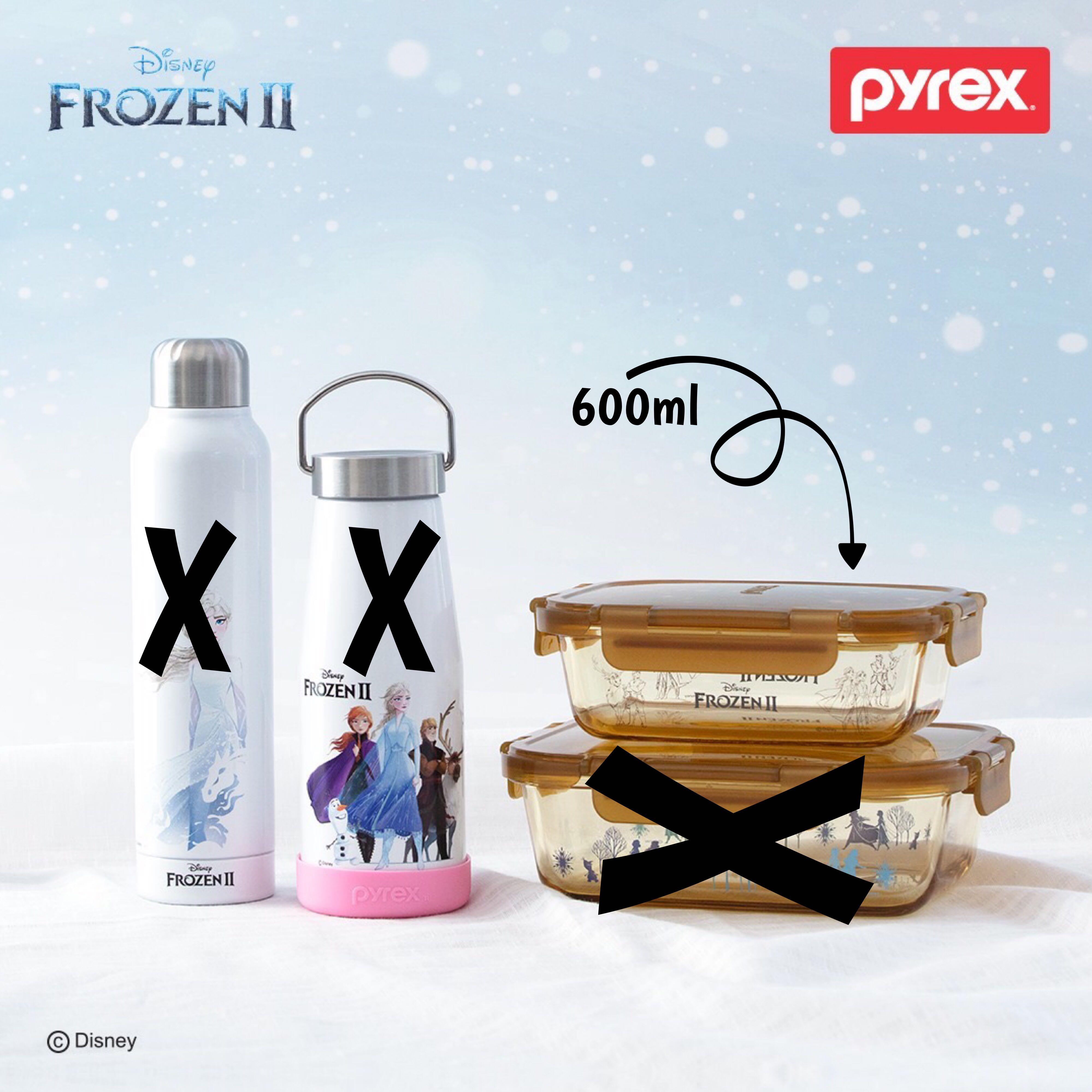 Pyrex Disney Frozen ii Ember Glass Storage Snap Lock Container ...