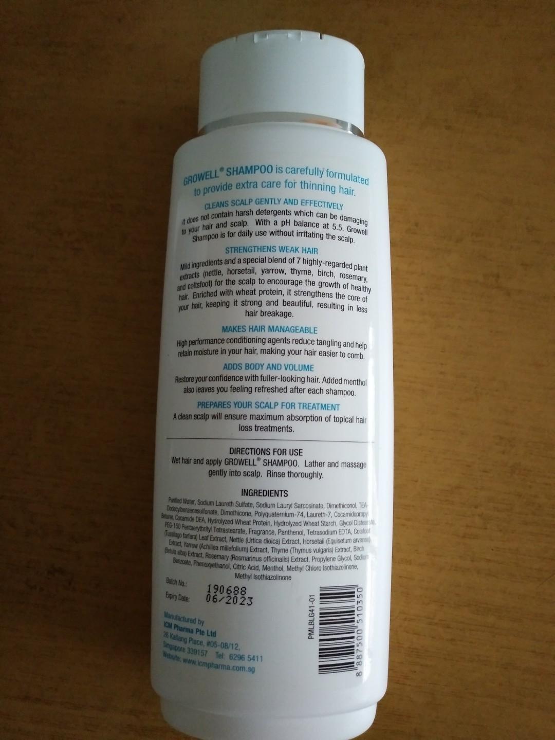 Shampoo growell, Beauty & Personal Care, Hair on Carousell