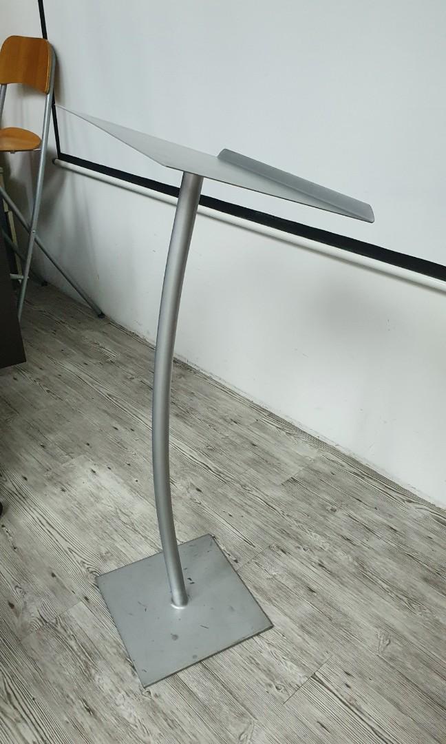 Speaker stand rostrum, Furniture, Tables & Chairs on Carousell