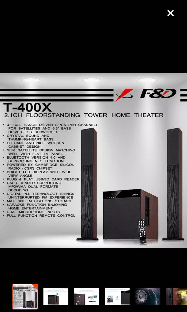 Speaker (Tower Home Theater), Audio, Soundbars, Speakers & Amplifiers ...