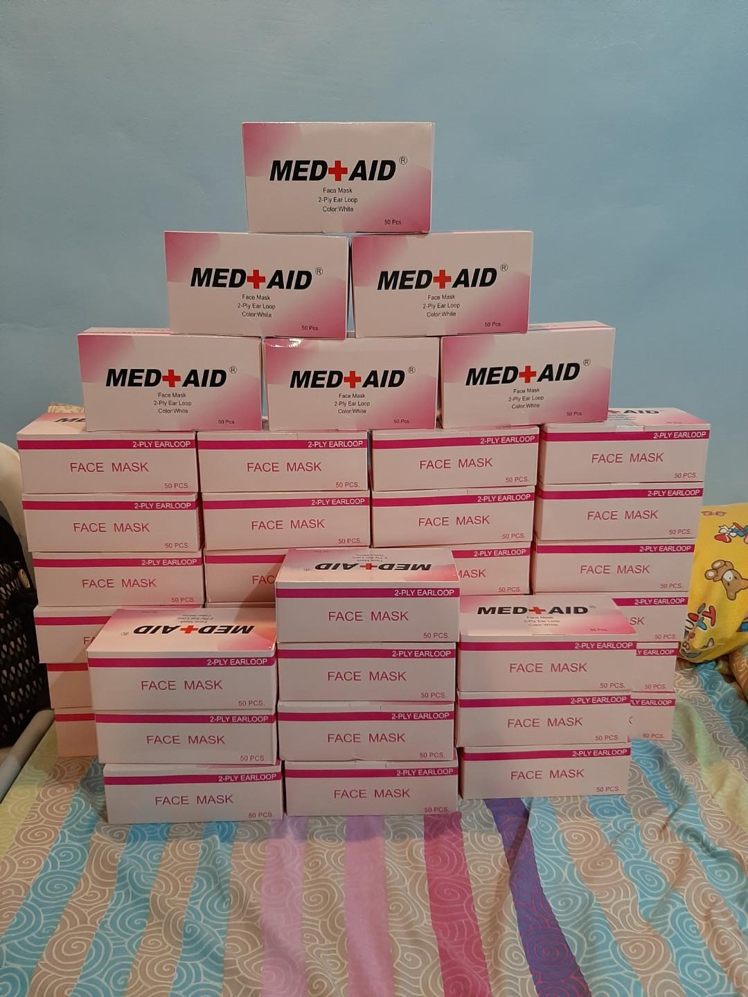 Surgical mask Medaid 2ply, Beauty & Personal Care, Face, Face Care on ...