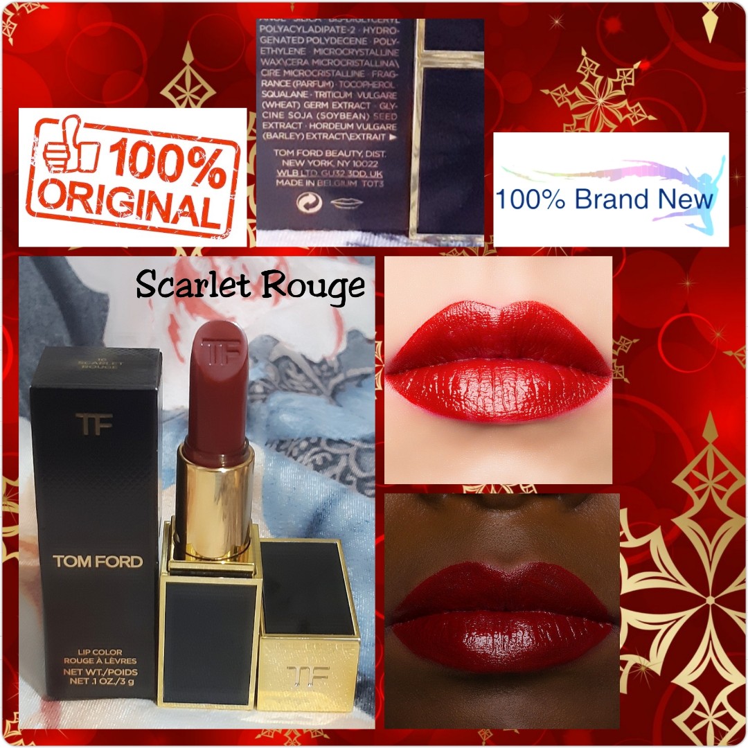 TOM FORD Lip Color Lipstick (Scarlet Rouge), Beauty & Personal Care ...