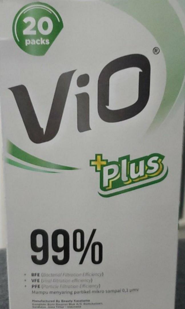 Vio plus 印尼頭帶式頂級口罩2盒, 其他, 其他 - Carousell