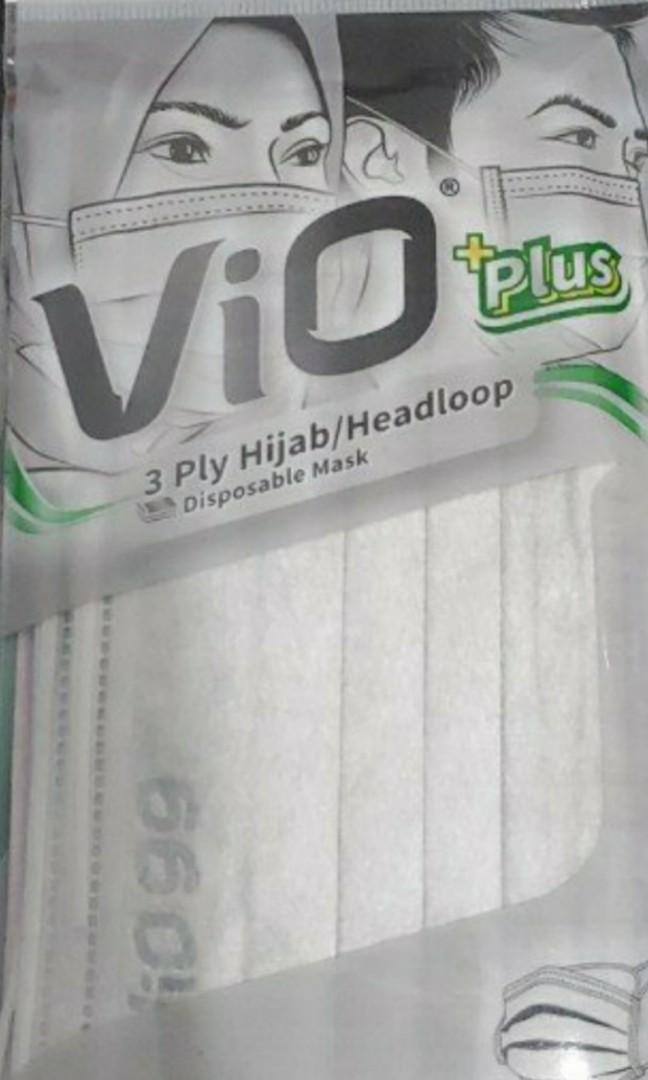 Vio plus 印尼頭帶式頂級口罩2盒, 其他, 其他 - Carousell