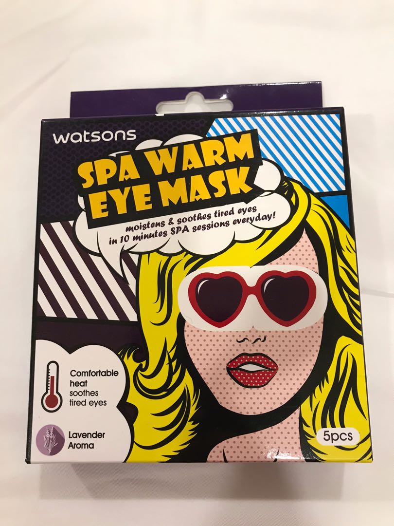 Watson spa eye mask, Beauty & Personal Care, Face, Face Care on Carousell