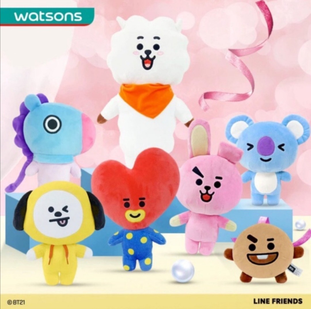 WATSONS x BT21 PRE-ORDER!!!, Hobbies & Toys, Memorabilia & Collectibles ...