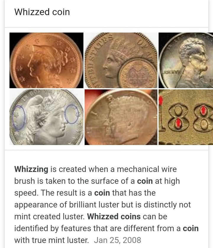 whizzed coin, Hobbies & Toys, Memorabilia & Collectibles, Currency on ...