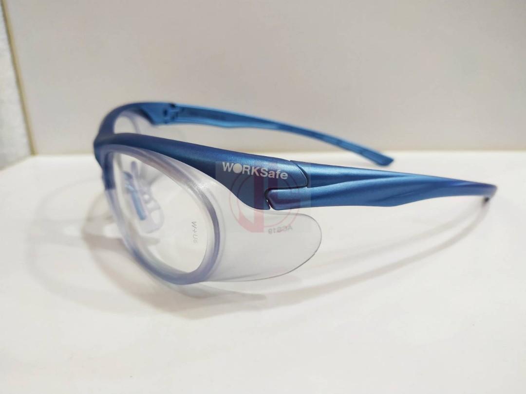 Worksafe prescription safety glasses Uranus blue (full set), Men's ...