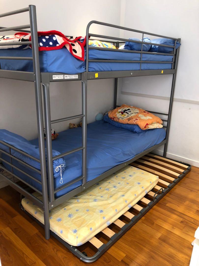 3 in 1 bunk and roller bed, Furniture & Home Living, Furniture, Bed ...