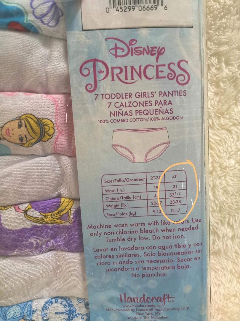7pc Disney Princess Panty Set, Babies & Kids, Babies & Kids Fashion on ...