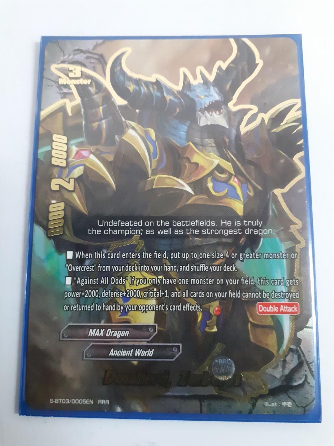 Buddyfight domilord, zerberos rrr, Hobbies & Toys, Toys & Games on ...