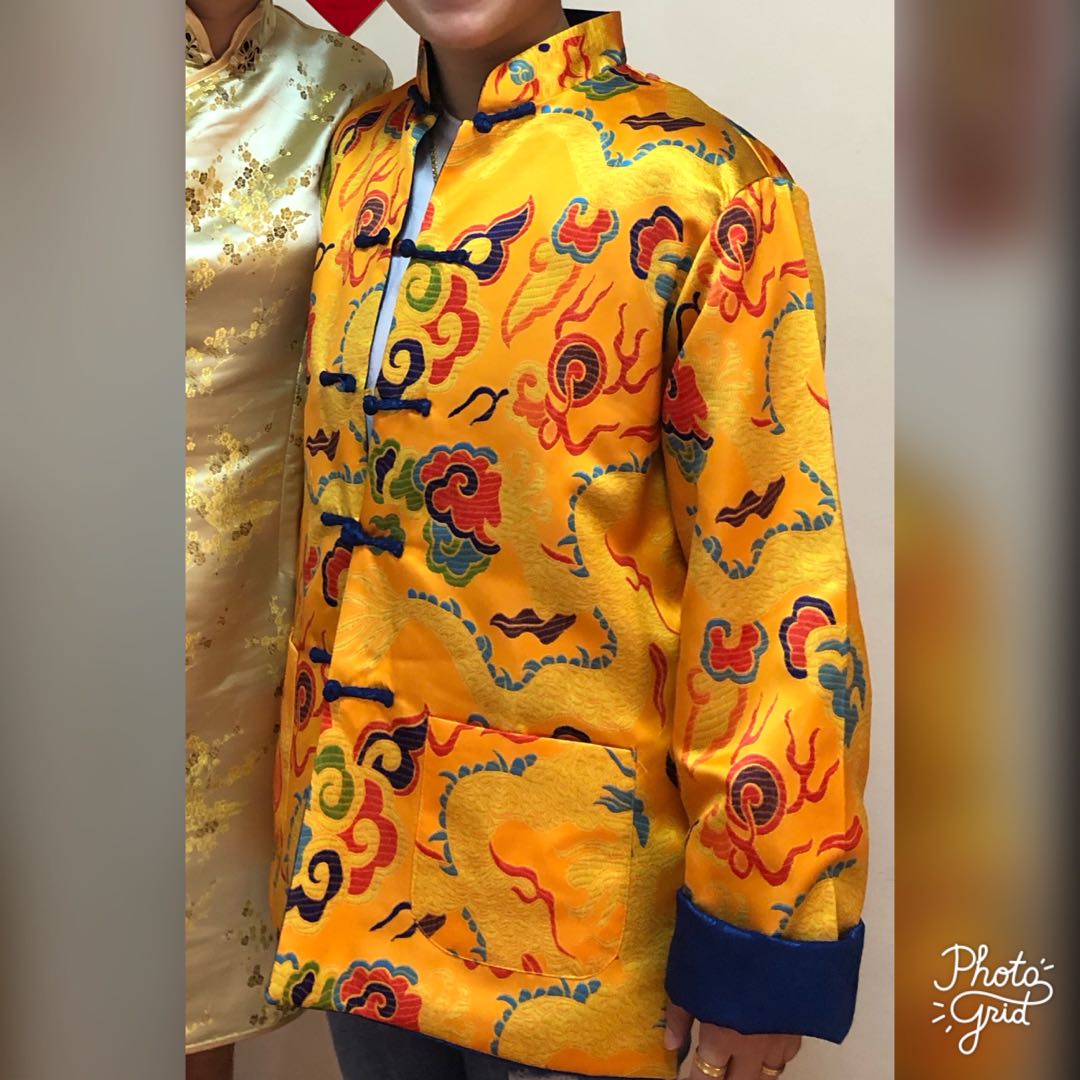 Chinese Sanfu Double Sided, Men's Fashion, Coats, Jackets and Outerwear ...