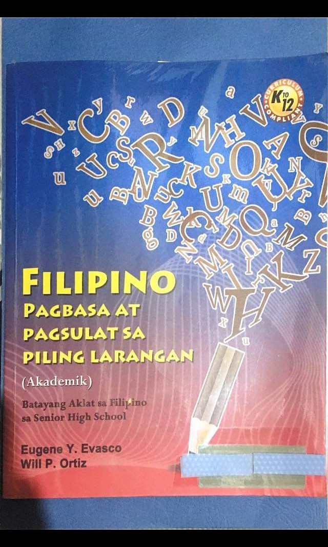 Filipino Pagbasa at Pagsulat sa Piling Larangan (Akademik), Hobbies ...