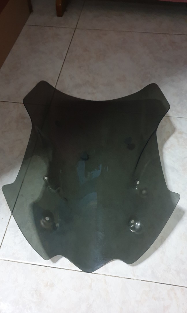 Honda CB400x Windshield Deflector Smoke 48cm, Motorcycles, Motorcycle ...