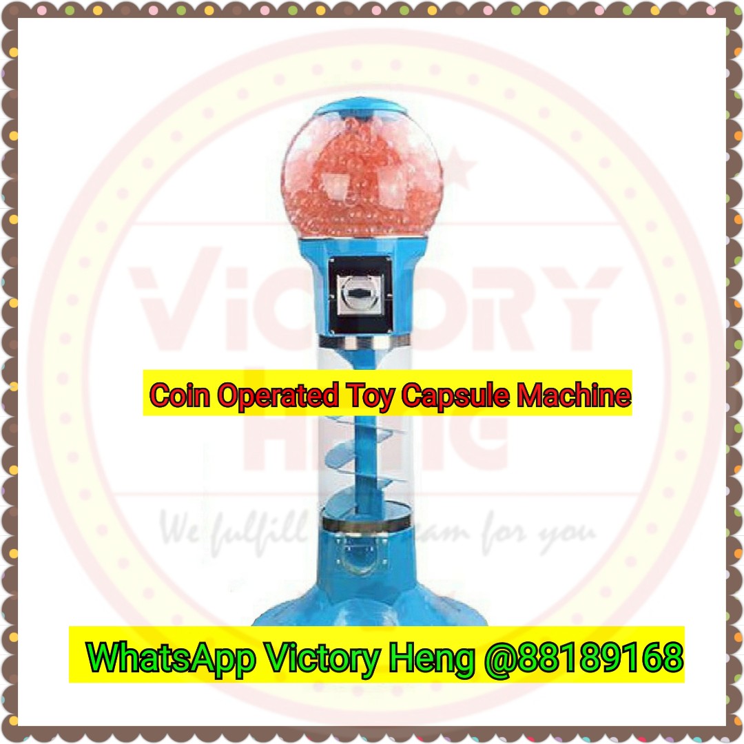 Coin Operated Toy Vending Machine (Blue), Hobbies & Toys, Memorabilia ...