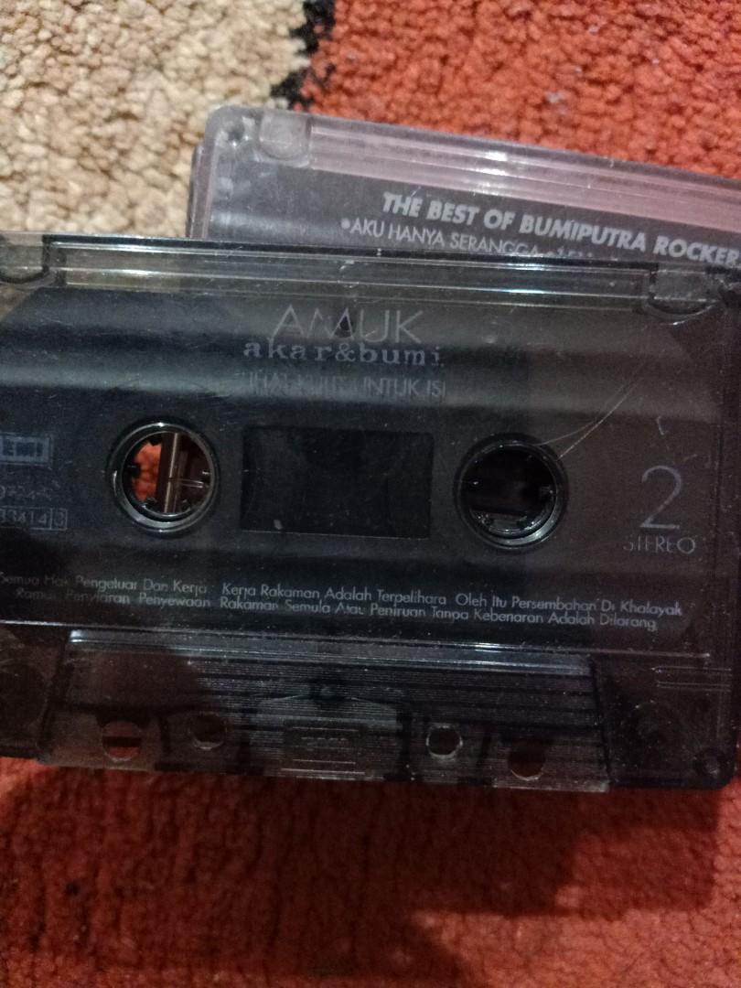 Kaset rock kapak melayu - bpr & amuk, Hobbies & Toys, Music & Media ...