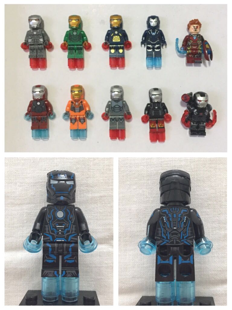 Lego Compatible Iron Man Minifigures Set of 11, Hobbies & Toys, Toys ...
