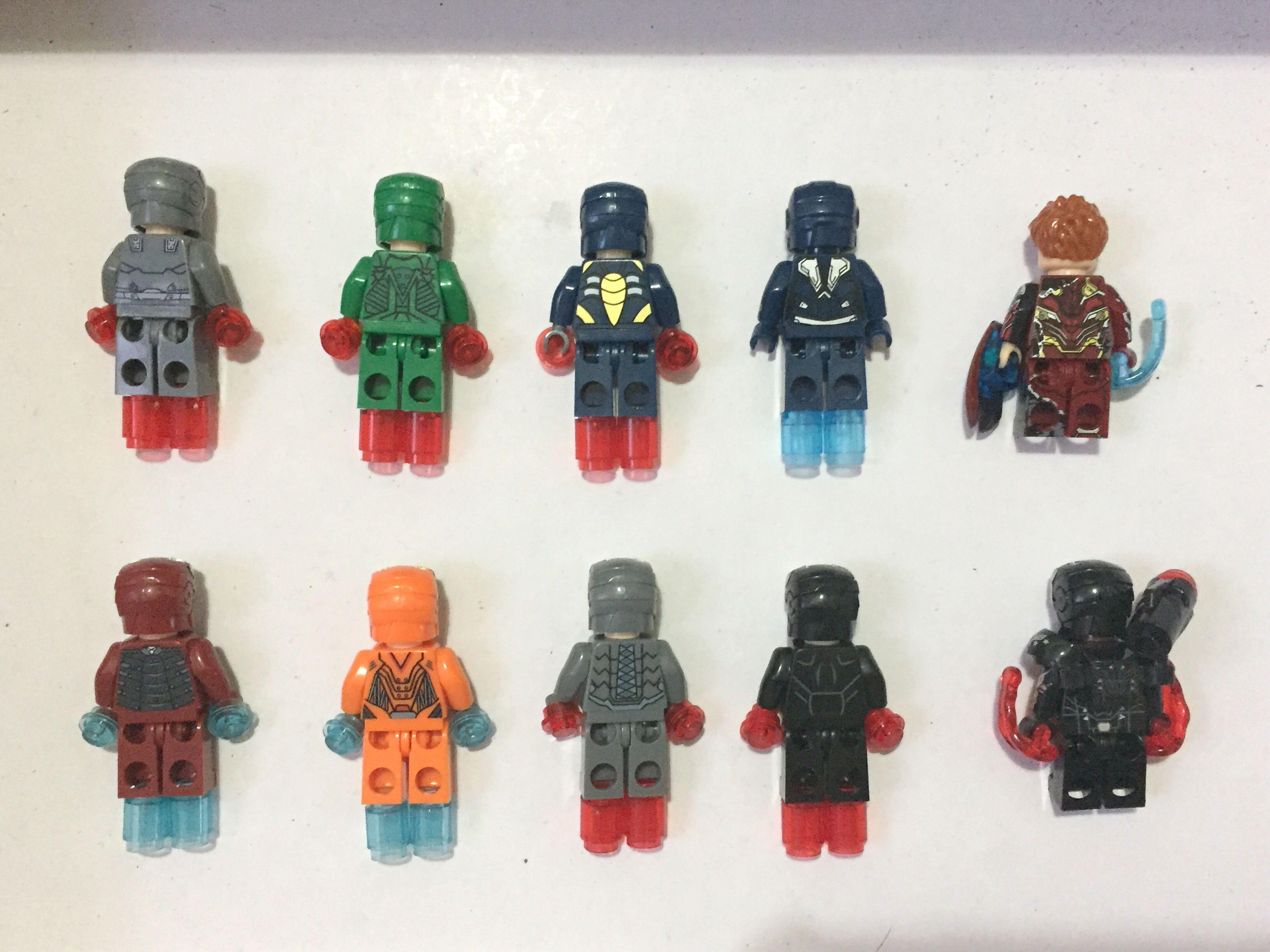 Lego Compatible Iron Man Minifigures Set of 11, Hobbies & Toys, Toys ...