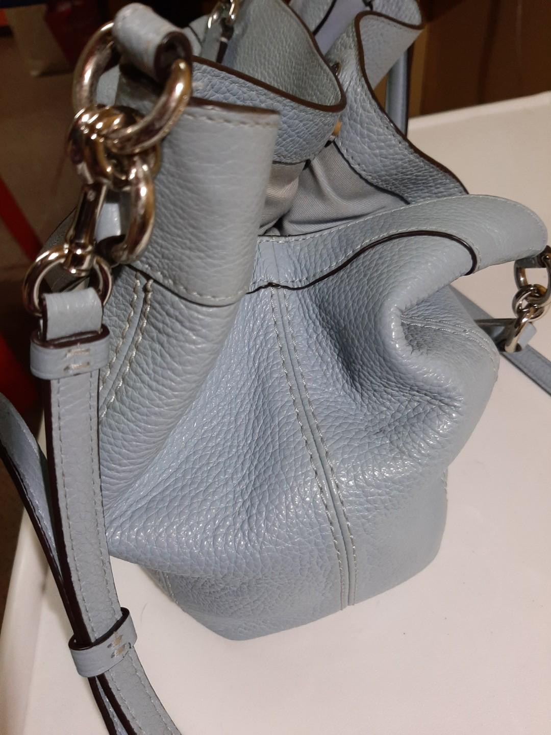 Light blue Coach bag, Luxury, Bags & Wallets on Carousell