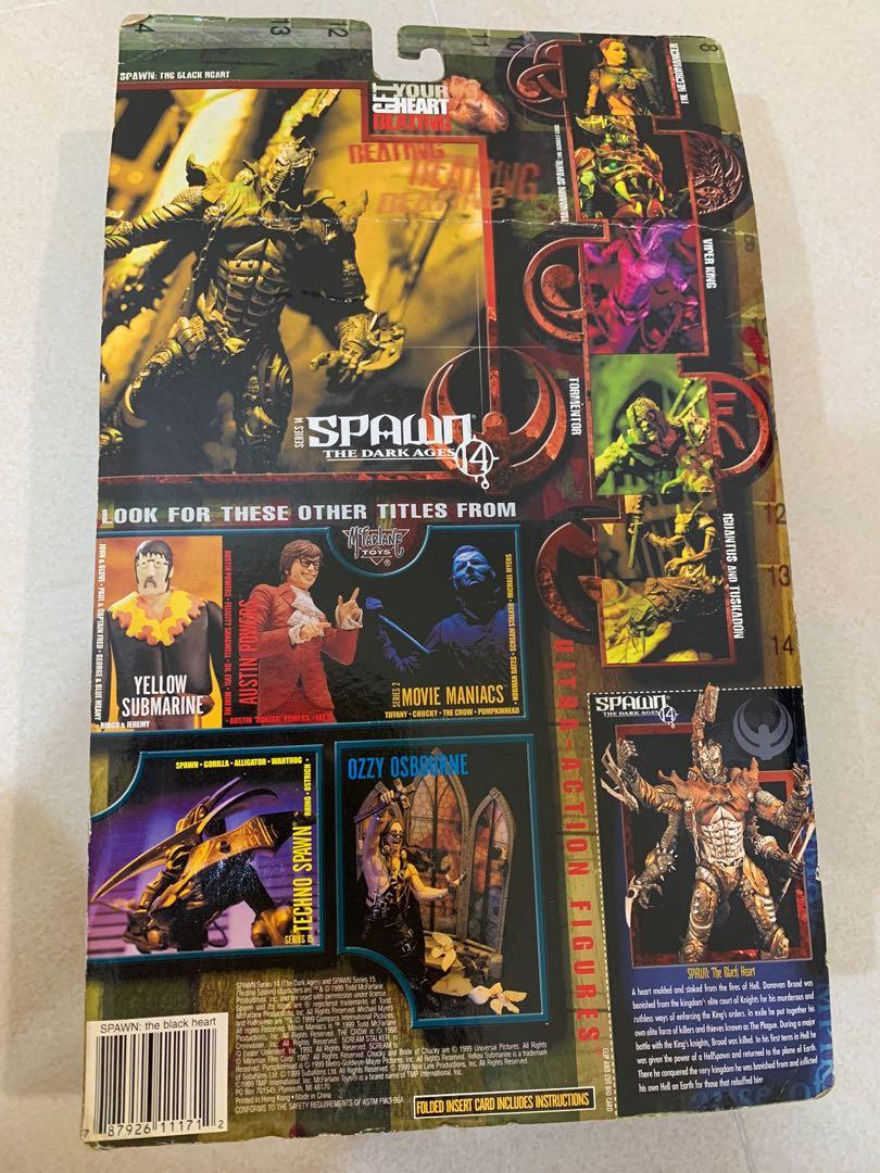 McFarlane's Spawn - Series 14 (Dark Ages) - Spawn the Black Heart ...