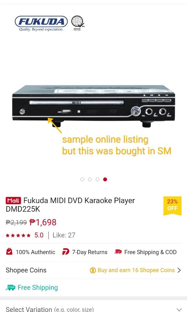 NEW Fukuda MIDI player, Audio, Portable Music Players on Carousell