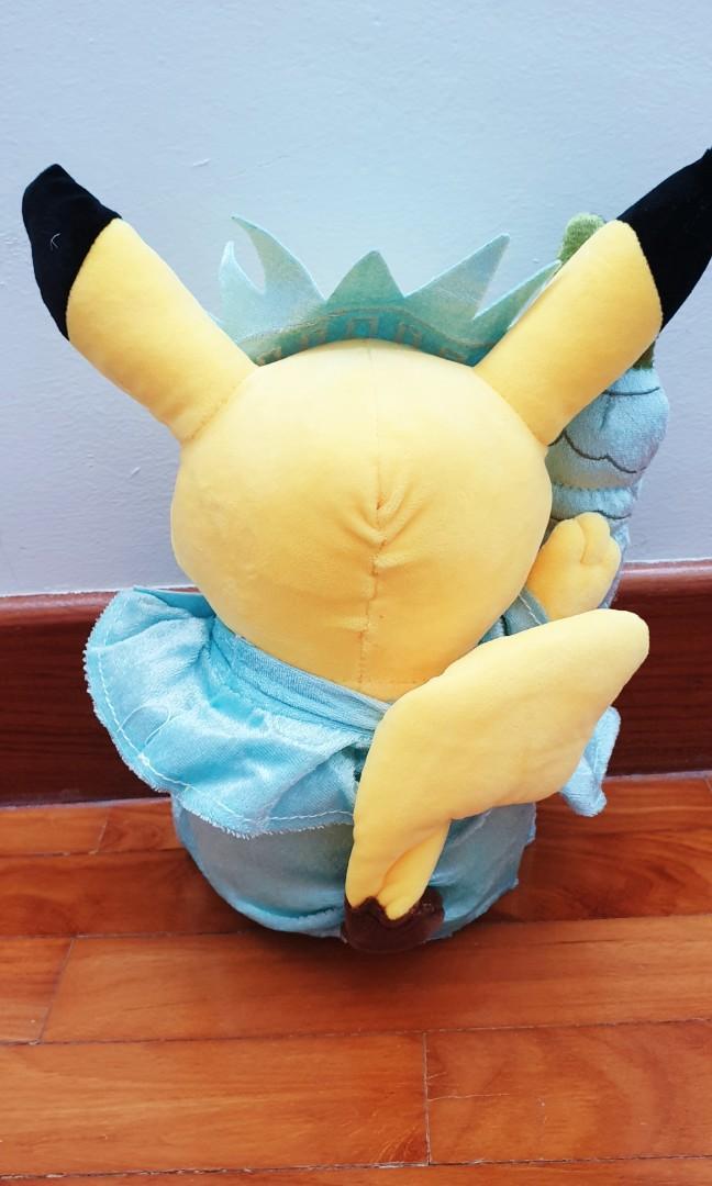 Pokemon Pikachu Statue of Liberty Plush, Hobbies & Toys, Toys & Games ...