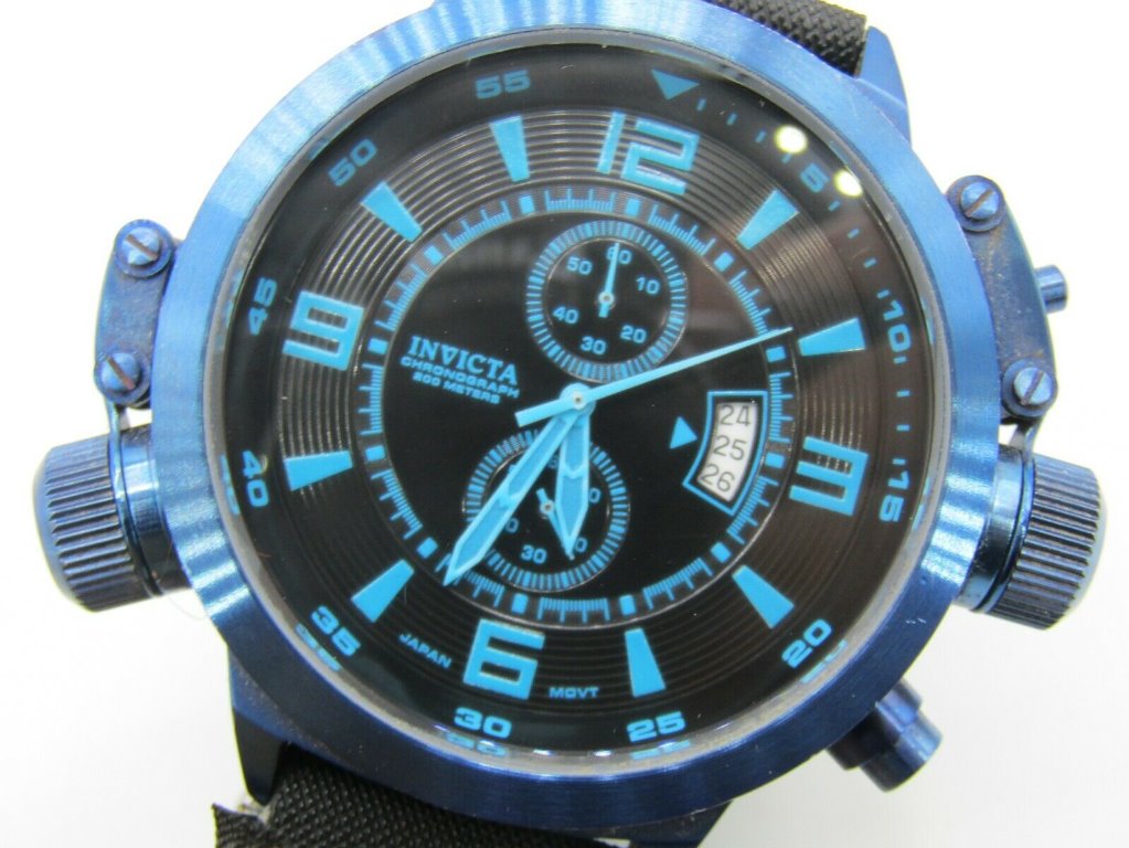 RARE Invicta 3963 Corduba Collection Men's Blue Stainless Steel, Men's ...