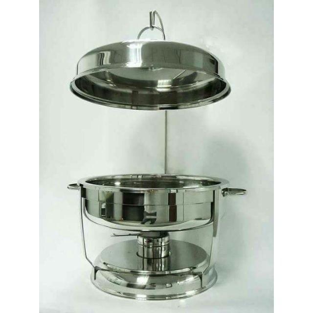 (RENT) 42cm Zirafah bell dome Buffet serving golden bell chafer/Bell ...