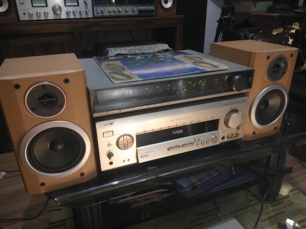 SONY COMPLETE SET AMPLIFIER, SPEAKERS and TRIO TUNER ( VINTAGE ), Audio ...